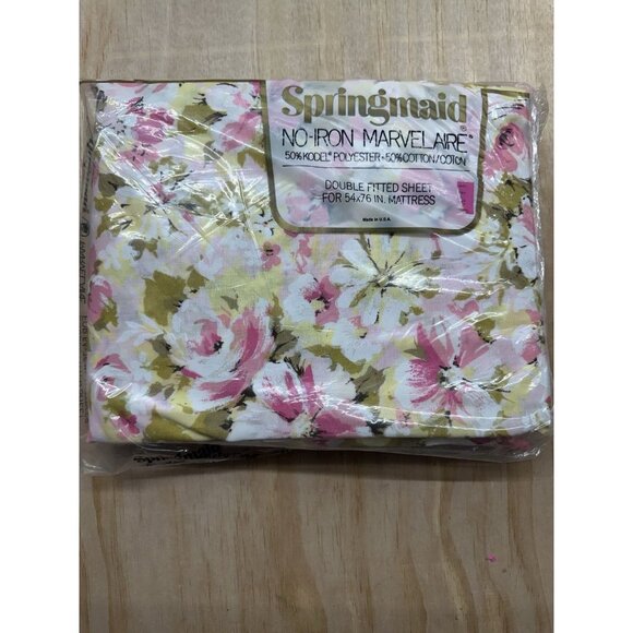 Springmaid | Bedding | Vintage Macys Springmaid Double Full Fitted ...